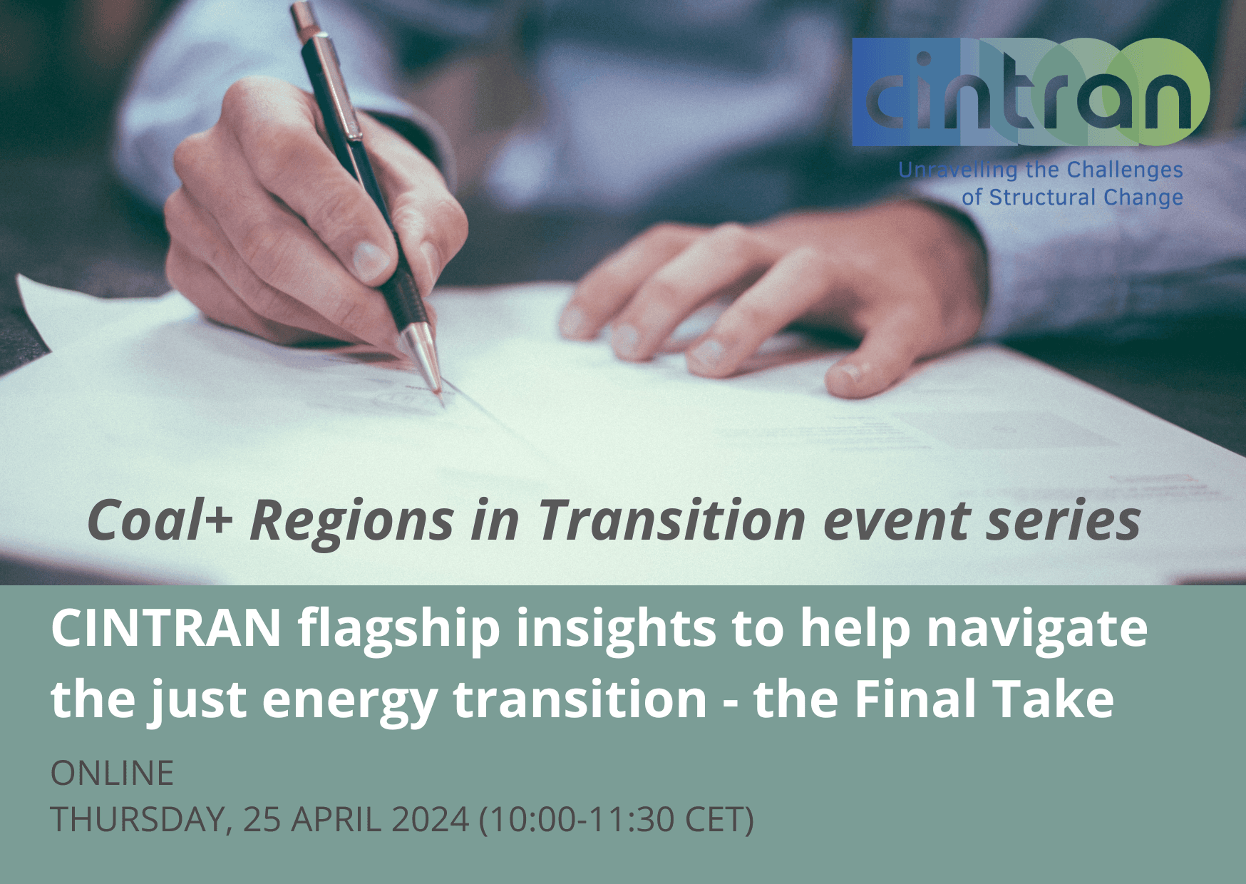 CINTRAN flagship insights to help navigate the just energy transition ...