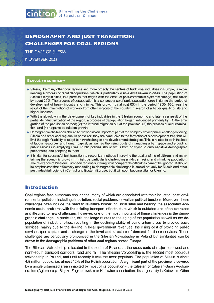 Publications | Coal Transitions